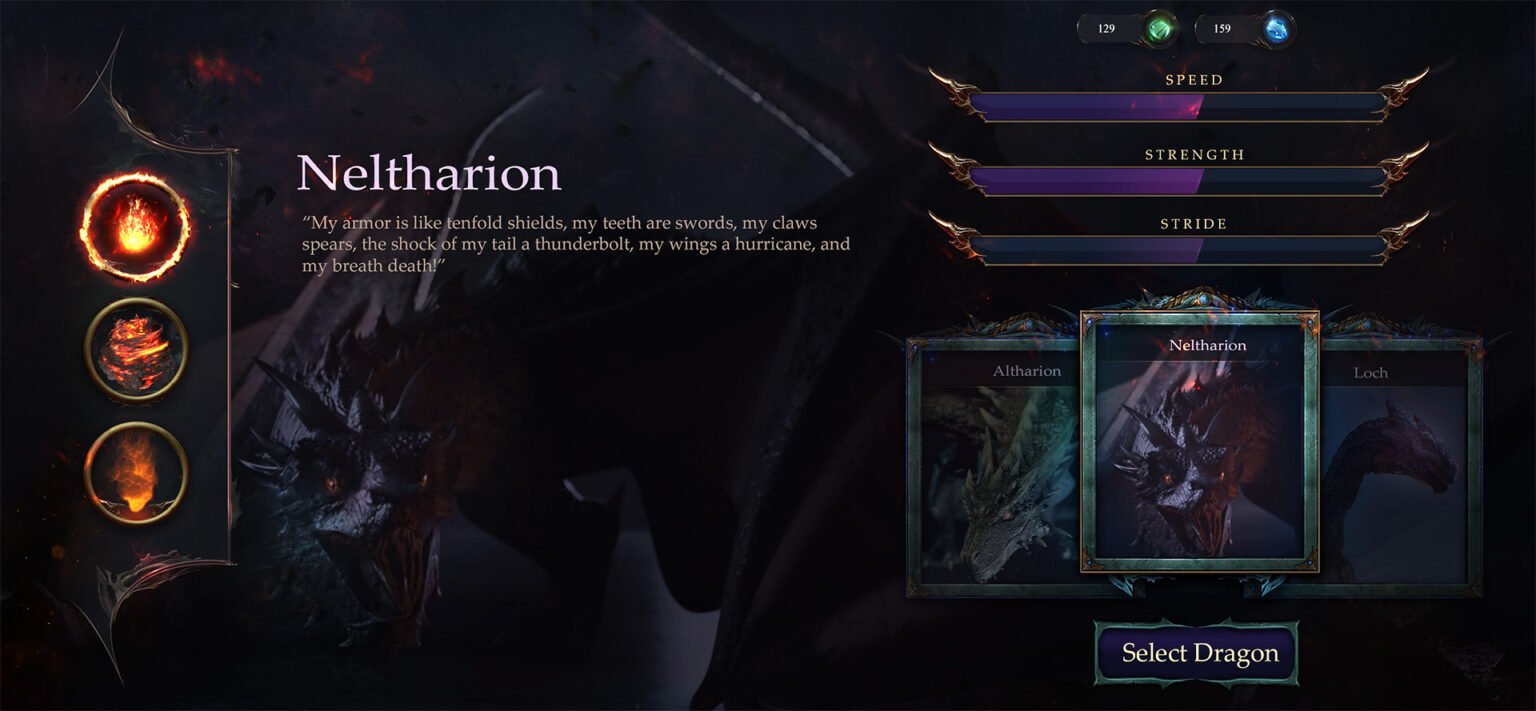 Dragons Mobile Game UI Design - AW | Game UI Designer and Art Director